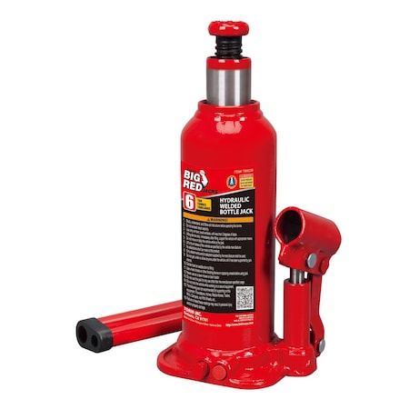 Big Red Torin Big Red Hydraulic 12000 lb Automotive Bottle Jack T90603B ...