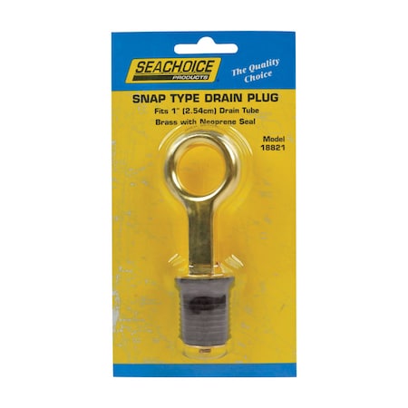 Seachoice Seachoice Brass 6.5 in. L X 1 in. W Drain Plug 18821 | Zoro