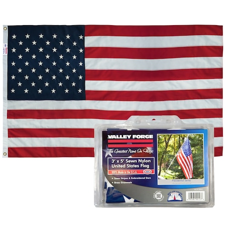 Valley Forge Valley Forge American Flag 36 in. H X 60 in. W USPN-1 | Zoro