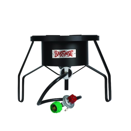 Bayou Classic Bayou Classic 59000 BTU Welded Steel Frame Outdoor Cooker ...