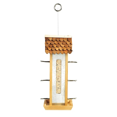 Birdscapes Perky-Pet Tin Jay Wild Bird 2 lb Wood Twig Bird Feeder 6 ...