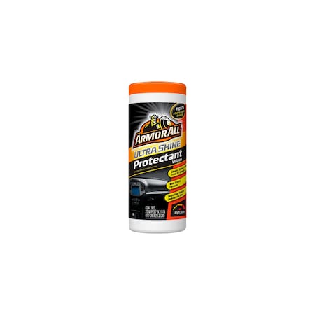 Armor All Ultra Shine Plastic/Rubber/Vinyl Protectant Wipes 20 ct 10945 ...