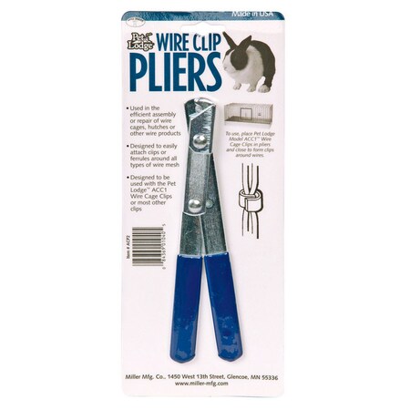 Pet Lodge Pet Lodge Metal Wire Cage Clip Pliers Silver 7 in. H X 1 in ...
