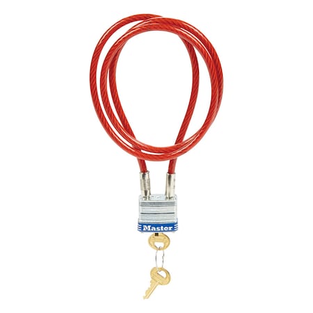 Master Lock Master Lock 3/16 in. D X 36 in. L Vinyl Coated Steel ...
