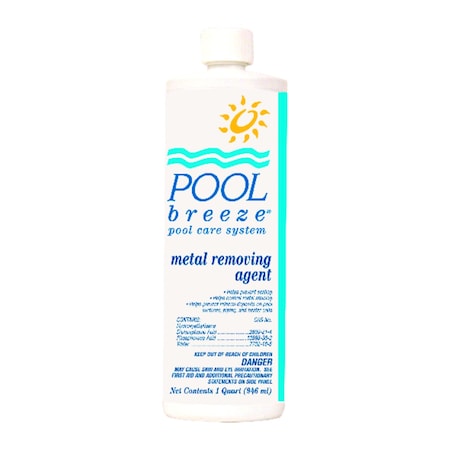 Pool Breeze Pool Breeze Liquid Metal Removing Agent 1 qt 88495 | Zoro