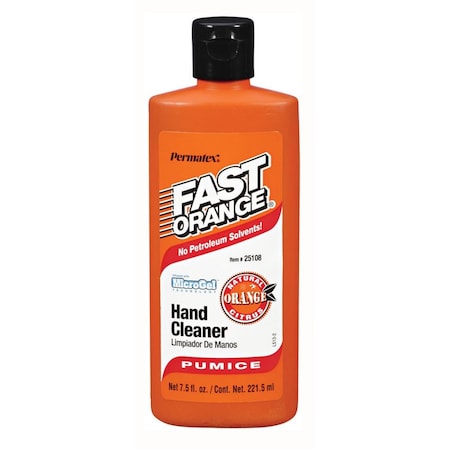 Devcon Permatex Fast Orange Citrus Scent Pumice Lotion Hand Cleaner 7.5 ...