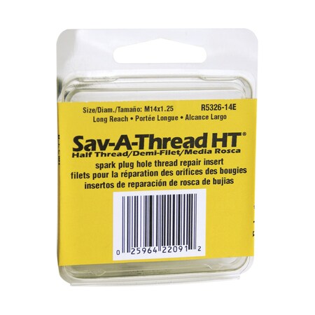 Stanley Engineered Fastening Thread Insert M14X1.25 R5326-14N | Zoro