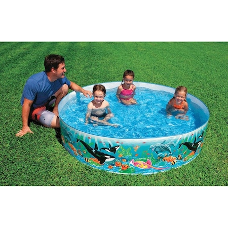 Intex Recreation Intex Ocean Coral Reef Snapset Pool 72 in. D 58461EP ...