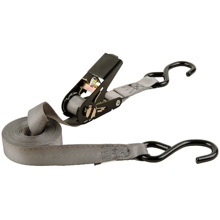 Keeper 1 in. W X 14 ft. L Gray Tie Down w/Ratchet 500 lb 1 pk 89514 | Zoro