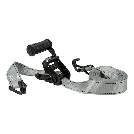 Keeper 1.5 in. W X 12 ft. L Gray Ratchet Tie Down Strap 1000 lb 1 pk ...