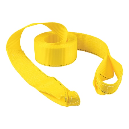 Keeper Keeper 3 in. W X 20 ft. L Yellow Vehicle Recovery Strap 11000 lb ...