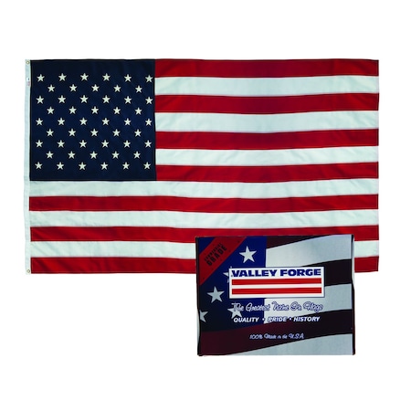 Valley Forge Valley Forge American Flag 60 in. H X 96 in. W US5PN | Zoro