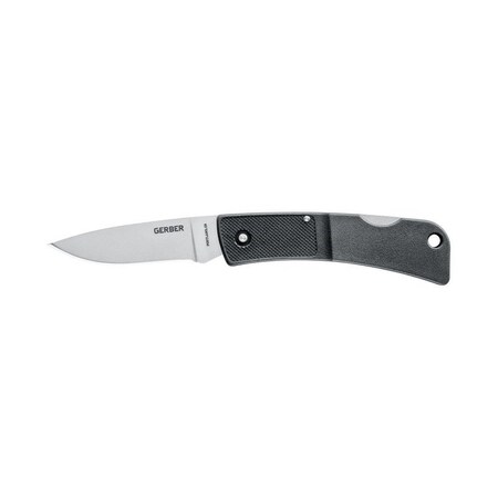 Gerber LST Series Black 420 HC Stainless Steel 6.1 in. Folding Knife ...
