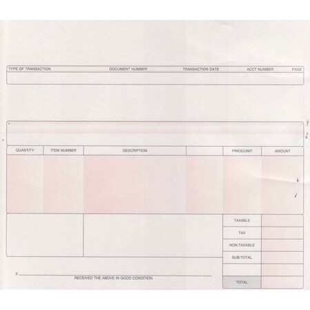 Centurion FORM INVOICE PACE3BX1000 9006016 | Zoro