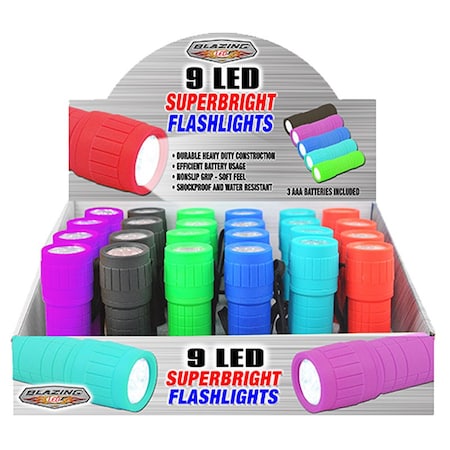 Shawshank Ledz Blazing LEDz Assorted LED Flashlight AAA Battery 702353 ...