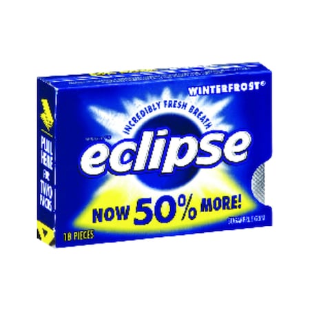 Eclipse Winterfrost Sugar Free Chewing Gum 18 pk, 18PK 551386 | Zoro