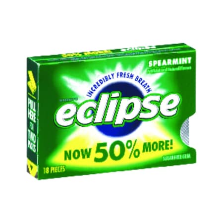 Eclipse Eclipse Sugar Free Spearmint Chewing Gum 18 pc 551193 | Zoro