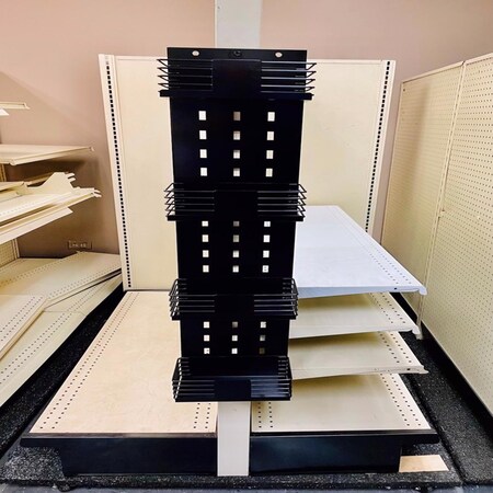 Wm Display Group 41 in. H X 8.25 in. W X 1 in. L Black Power Wing Panel ...