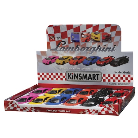 Kinsmart Toysmith Lamborghini Car Toy Die Cast Metal Assorted 5002 | Zoro