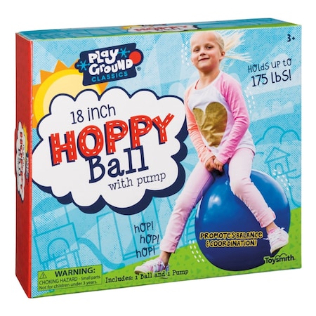 Toysmith Playground Classics Hoppy Ball Plastic Blue 2653 | Zoro