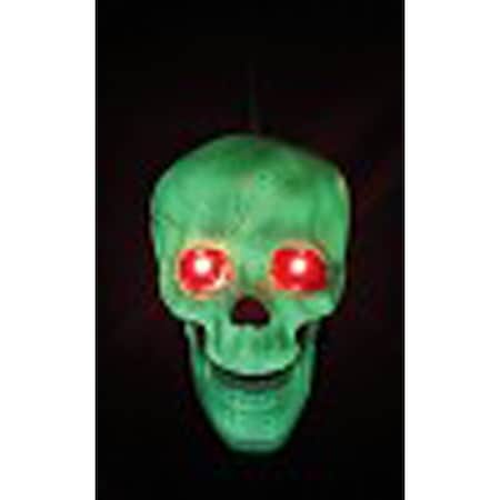 Seasons Crazy Bones 6 in. Prelit Skull Halloween Decor W82463 | Zoro