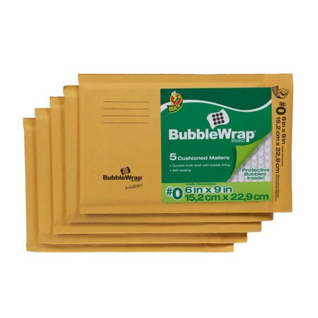 Duck Brand ENVELOPE PADDED 6X9"" PK5 284691 | Zoro
