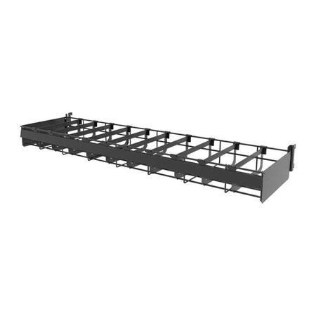 Ebsco EBSCO 7 in. H X 13 in. W X 49 in. L Black Lawn Mower Wheel Rack ...