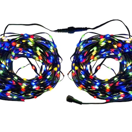 Living Accents Celebrations Gold LED Micro Multicolored 200 ct String ...