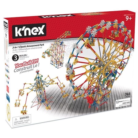 Knex K'Nex Amusement Park Building Set Toy 744 pc KNX 17035 | Zoro