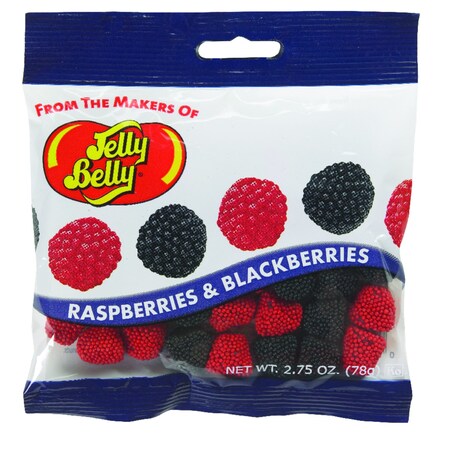 Jelly Belly Raspberries & Blackberries Jelly Beans 2.75 oz 45310 | Zoro