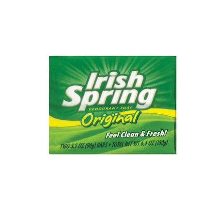 Irish Spring Irish Spring Original Scent Bar Soap 3.2 oz, PK2 CPC 14424 ...