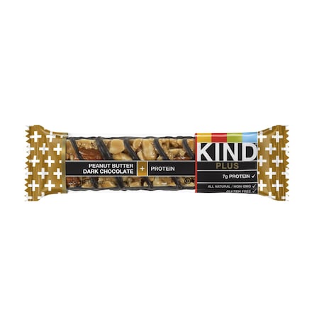 Kind KIND Plus Peanut Butter Dark Chocolate Granola Bar 1.4 oz Packet ...