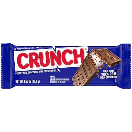 Crunch Nestle Crunch Milk Chocolate with Crisped Rice Candy Bar 1.55 oz ...