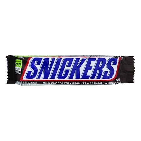 Snickers Snickers Milk Chocolate, Peanuts, Caramel and Nougat Candy Bar ...
