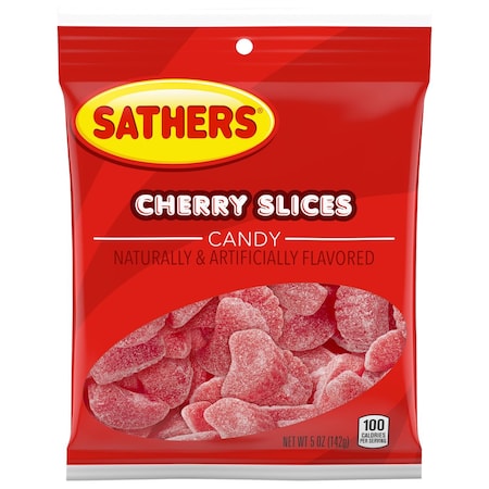 Sathers Chuckles Cherry Slices Gummi Candy 5 oz 06746 | Zoro