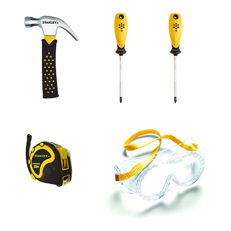 Reeves Intl STANLEY Jr. Jr. Tool Set Multicolored 5 pc ST004-5-SY | Zoro
