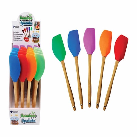 Max Force Home Plus Assorted Bamboo/Silicone Spatula 11-1842 | Zoro