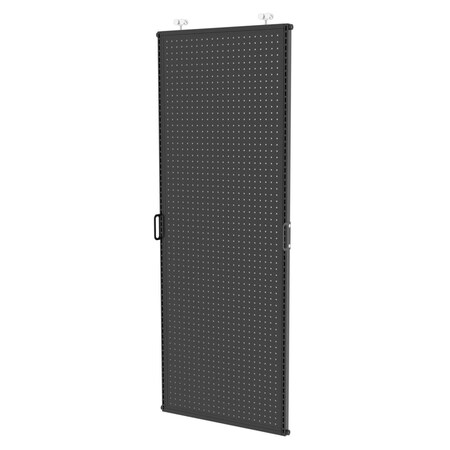 Ebsco EBSCO 67 in. H X 26 in. W X 3 in. L Black Display Panel Metal ...
