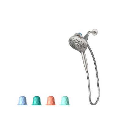 Moen Moen INLY Brushed Nickel 6 settings Handheld Showerhead 1.75 gpm ...