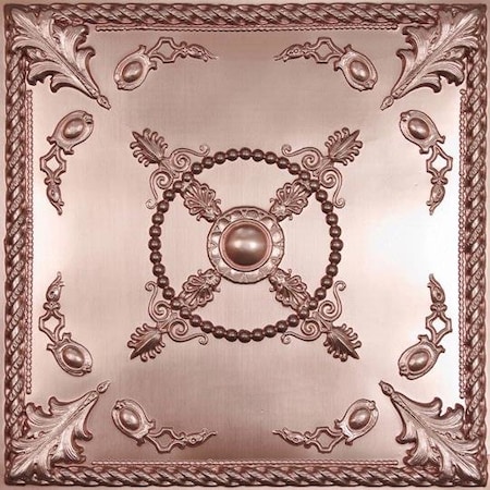 Ceilume Alexander 2ft x 2ft Copper Ceiling Tile V3-ALEX-22CBR | Zoro