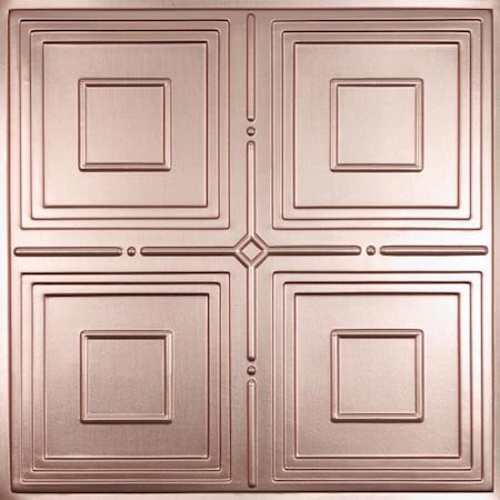 Ceilume Jackson 2ft x 2ft Copper Ceiling Tile V3-JACK-22CBR | Zoro