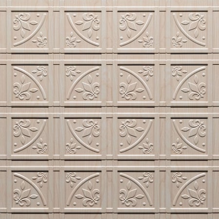 Ceilume Lafayette 2ft x 2ft Sandal Wood Ceiling Tile V3-LAF-22SWD | Zoro