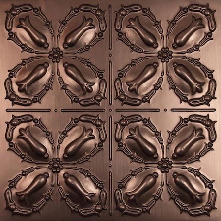 Ceilume Orleans 2ft x 2ft Bronze Ceiling Tile V3-ORLEAN-22BBR | Zoro