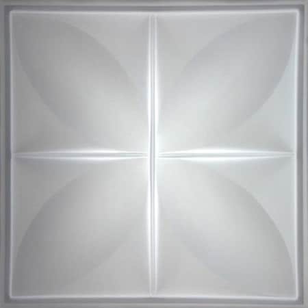 Ceilume Petal 2ft x 2ft Translucent Ceiling Tile V1-PETAL-22WTT | Zoro