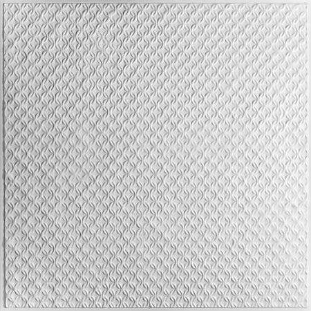 Ceilume Rattan 2ft x 2ft White Ceiling Tile V3-RATTAN-22WTO | Zoro