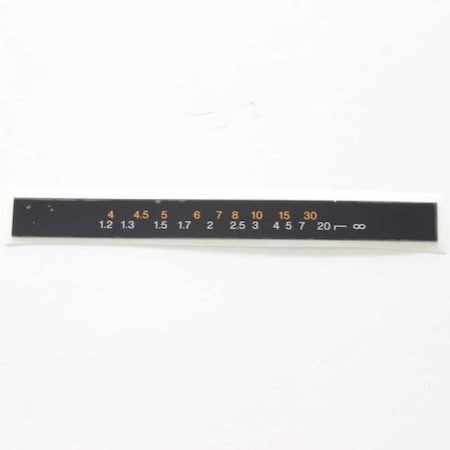 Sony PLATE, DISTANCE SCALE 2-691-579-01 | Zoro
