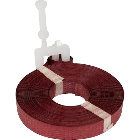 Encore Packaging Pre Cuts 12 x 17' Red Polypropylene Strapping, 500PK ...