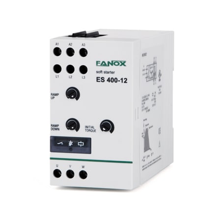 Fanox Soft Starter & Motor Controller ES400-12, 7.5hp @ 400V ES400-12 ...