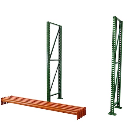 Eoslift Pallet Rack starter kit, 96 H, 96 L, 42 D. EPR969642 | Zoro