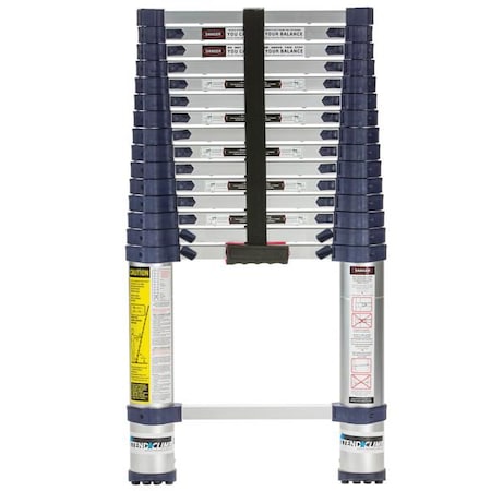 Xtend + Climb 15.5 ft Aluminum Telescoping Extension Ladder, 250 lb ...
